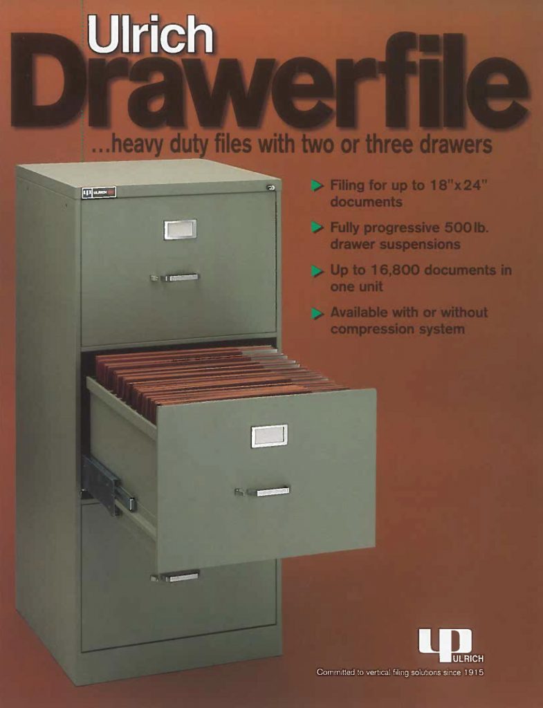 Media Library with flat file cabinets replacement