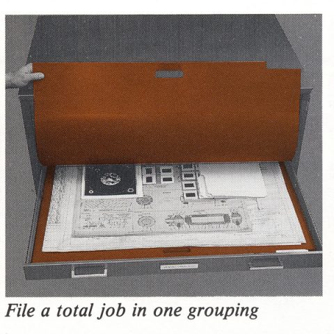 Large Folders Boost Flat File Cabinet Storage - Ulrich Fabrication Inc